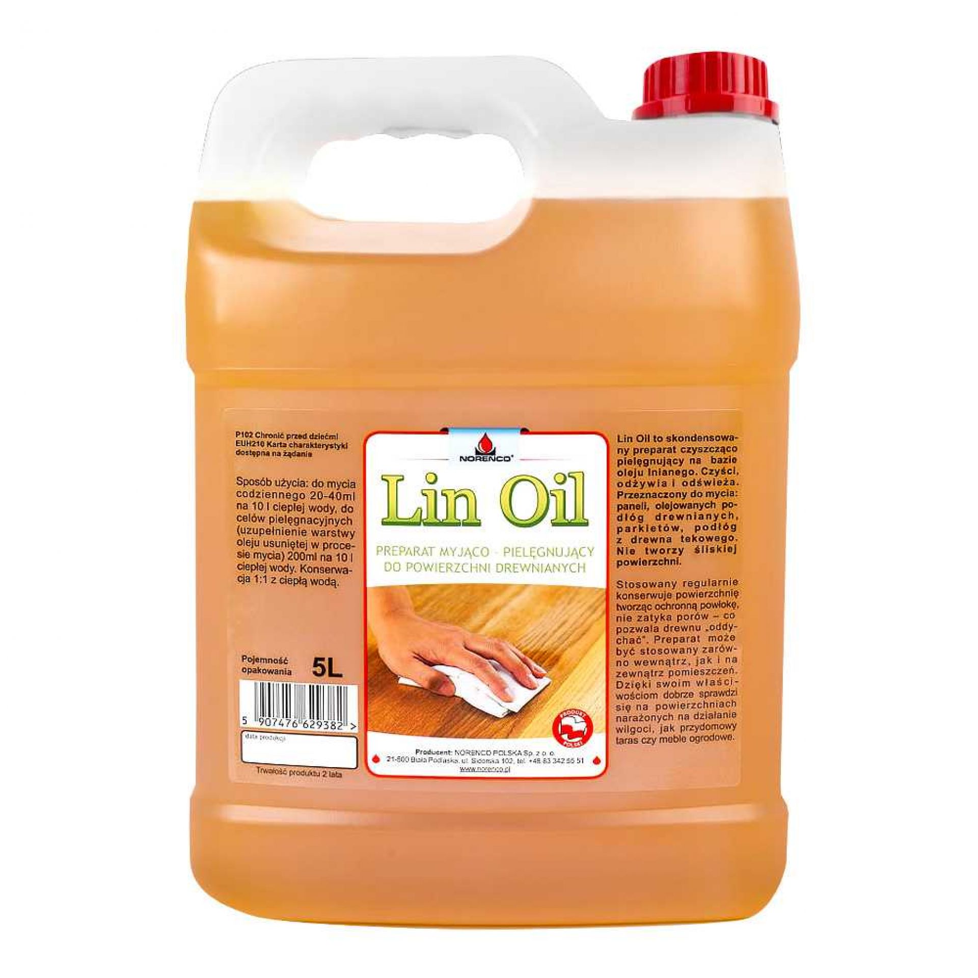 Skoncentrowany środek czyszcząco- pielęgnujący na bazie oleju lnianego ...